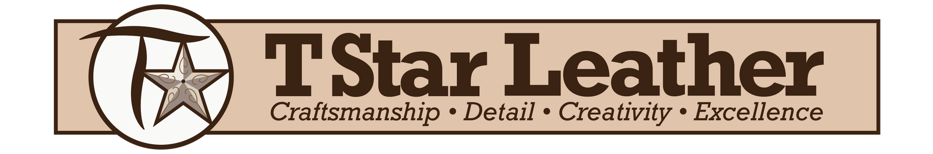 T Star Leather logo